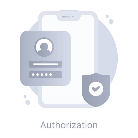 A Modern Flat Rounded Icon Of Authorization 14814296 Vector Art At Vecteezy