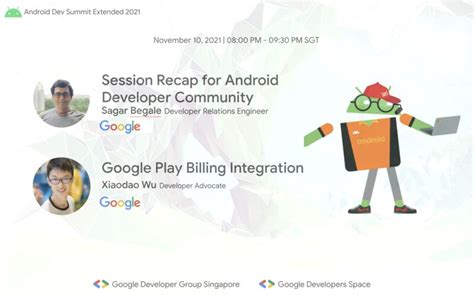 Sagar Begale On Linkedin Tune In For Android Dev Summit Extended At 800pm Sgt