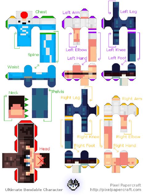 Minecraft Bendable Character Pdf