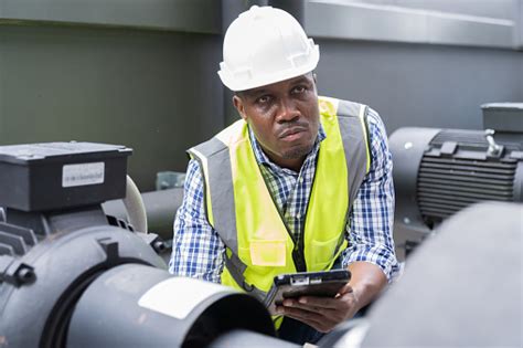 건설 현장의 하수도 파이프 지역에서 일하는 남성 배관공 엔지니어 아프리카 계 미국인 남성 배관공 노동자 유지 보수 하수도 파이프