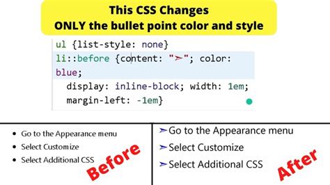 How To Change The Color Of Bullet Points In WordPress