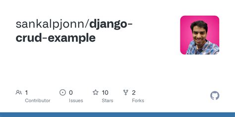 Github Sankalpjonndjango Crud Example