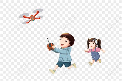 여름 방학에 노는 아이들 Png 일러스트 무료 다운로드 Lovepik