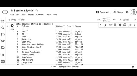 Intro To Python Session 5 Video 1 Exploring Appstore Games Dataset Youtube