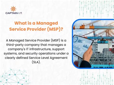 What Is A Managed Service Provider Msp Captain It