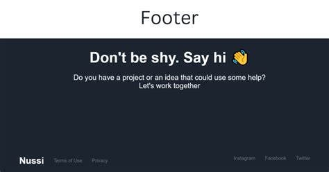 25 Tailwind Footer Styles Codewithrandom