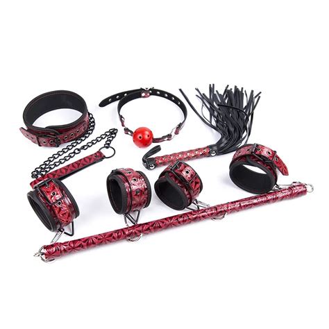 Sex Shop Leather Sex Handcuffs Ankle Cuffs Whip Mouth Gag Sex Bdsm Fetish Bdsm Bondage Harness