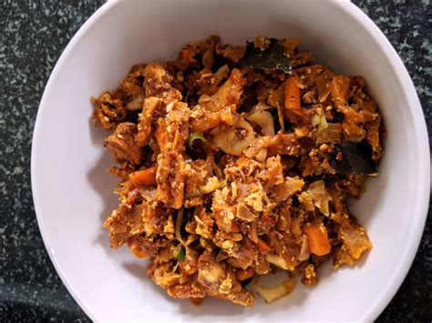 Sri Lankan Kottu Roti Recipe Thetinytaster