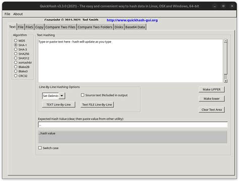 Quickhash Enables Hashing Of Files Text Folders And Physical Disks
