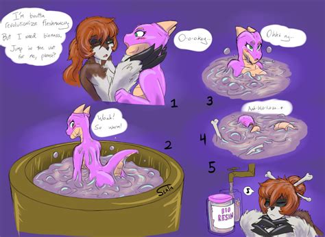 Rule 34 Aroused Ass Ass Up Blush Bone Bone Hair Accessory Breasts Bubble Bubbling Claws