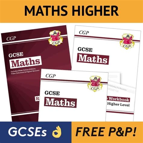 Gcse Maths Revision Guide Books Bundle 2024 Higher Level With Answers New £22 95 Picclick Uk