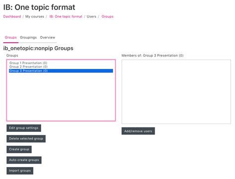 How Do I Manually Create Groups In Moodle Digital Education Support