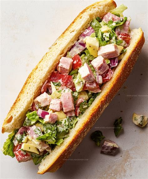 Zesty Italian Chopped Salad Sandwich Recipe For Lunch Lovers