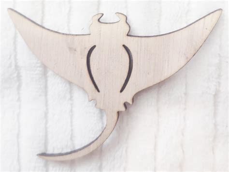 Manta Ray Nautical Large Wood Cut Out Laser Cut Etsy