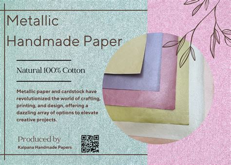 Exploring The Radiant World Of Metallic Paper And Cardstock A Comprehensive Guide By Jitendra