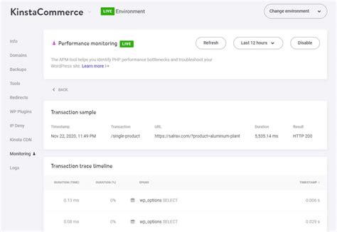 🥇cómo Solucionar Problemas De Rendimiento De Woocommerce Usando Kinsta Apm Ejemplos Del Mundo