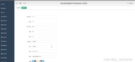 springboot vue mysql基于数据分析的就业需求系统python nodejs php 计算机毕业设计 csdn博客