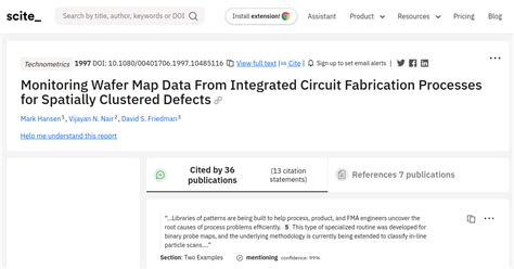 Monitoring Wafer Map Data From Integrated Circuit Fabrication Processes