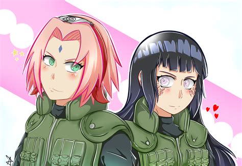 Sakura And Hinata By Ryre On Deviantart