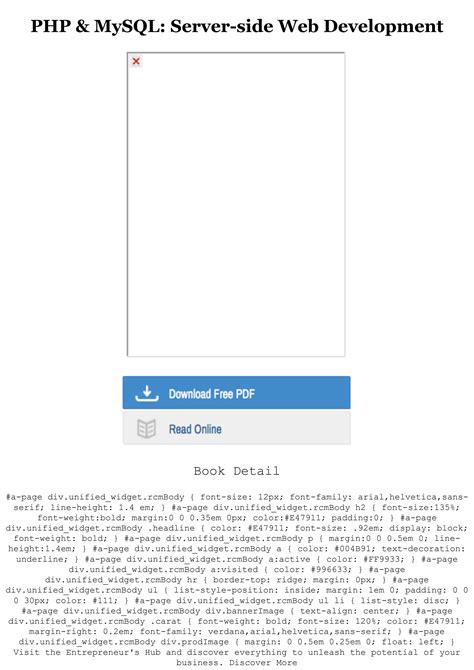 ~free Download Php And Mysql Server Side Web Development Full Pages By