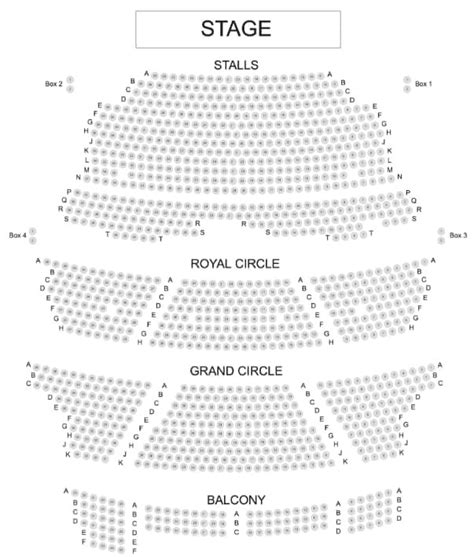 His Majestys Theatre Best Seats And Seating Plan London Theatre Direct