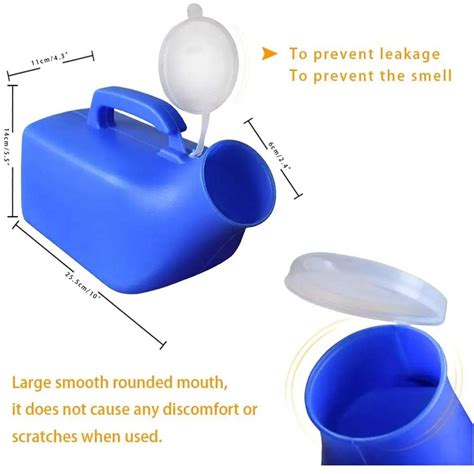 Zhitian Luxury 2000ml Large Capacity Car Urinal Urine Bottle Toilet For Disability Old Man