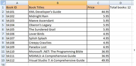 Excel Vba Excel Read Data From Xml File