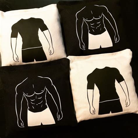 8 Shirts Vs Skins Classic Series Cornhole Bags Dudes All Etsy