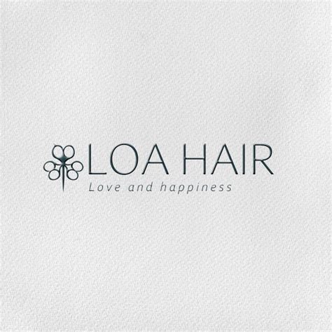 로아헤어살롱 로고 디자인 포트폴리오 크몽