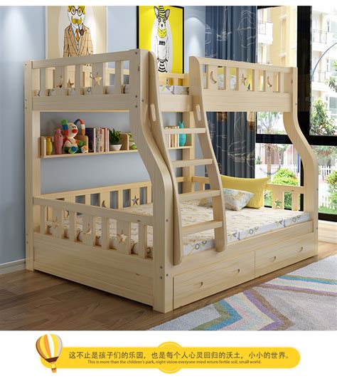 定制全实木子母床上下床高低床儿童床成年人母子双人床上下铺 阿里巴巴