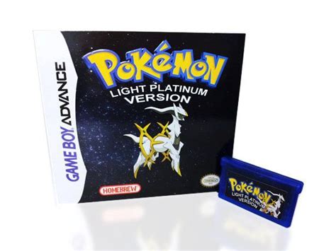 Pokemon Light Platinum Version For Gameboy Advance Available Game