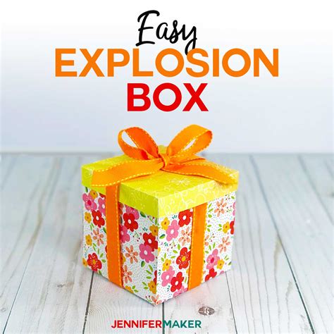 Explosion Box Card Tutorial Endless Box Free Svg File Jennifer Maker Explosion Box Card Tutorial Endless Box Free Svg File Jennifer Maker
