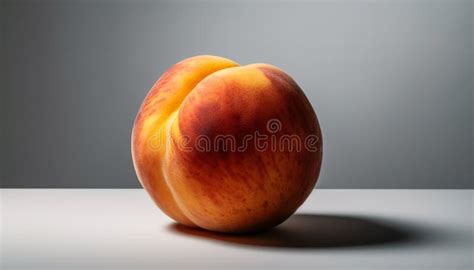 Juicy Peach Ripe And Fresh Symbol Of Healthy Eating Generated By Ai