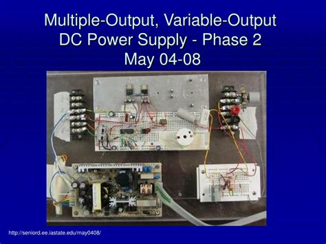 Ppt Multiple Output Variable Output Dc Power Supply Phase 2 May 04 08 Powerpoint
