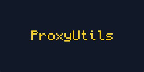 GitHub Fabianmakila ProxyUtils Utility Commands And Features For Minecraft Proxies
