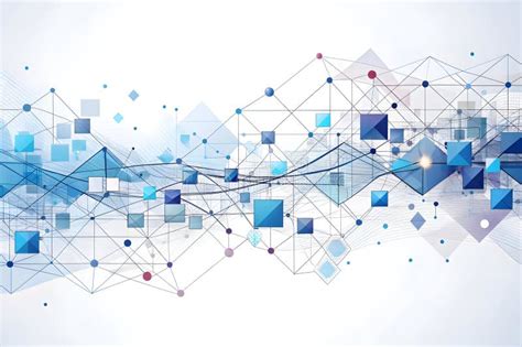 Ai Driven Data Flow Elements Concept As Abstract Elements Featuring Dynamic Data Streams Flowing