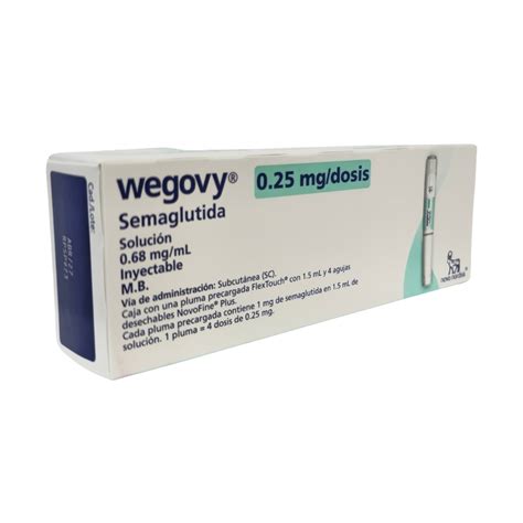 Wegovy Flextouch 0 25 Mg Dosis 1 5 Ml Pluma Medicamentos Y