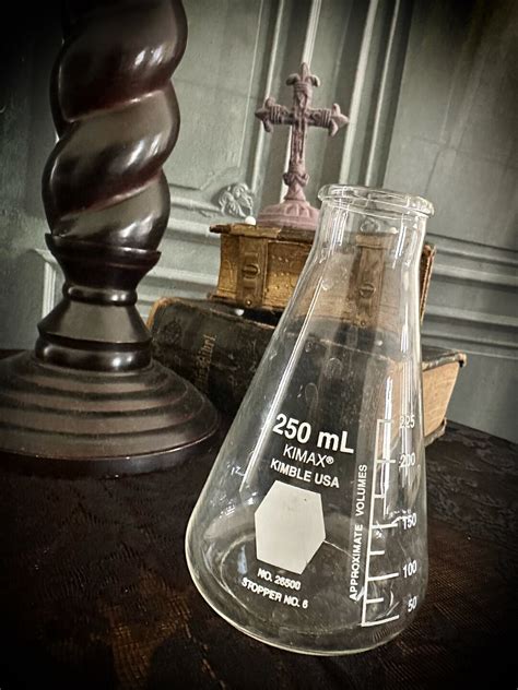 Vintage Kimax Erlenmeyer Flask 250 Ml Etsy