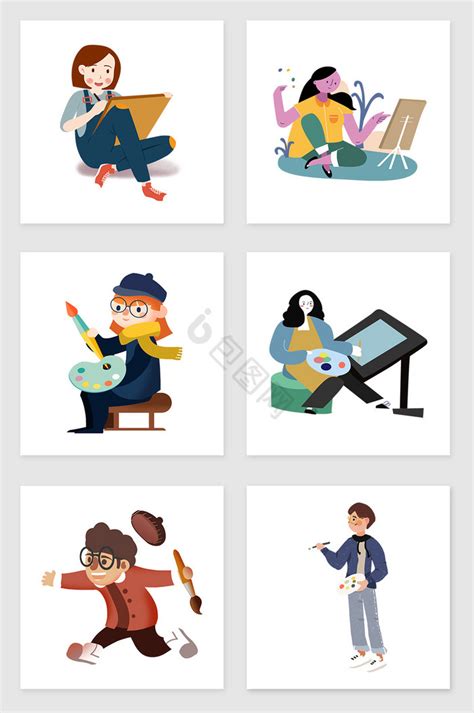 人绘画图片 人绘画素材免费下载 包图网