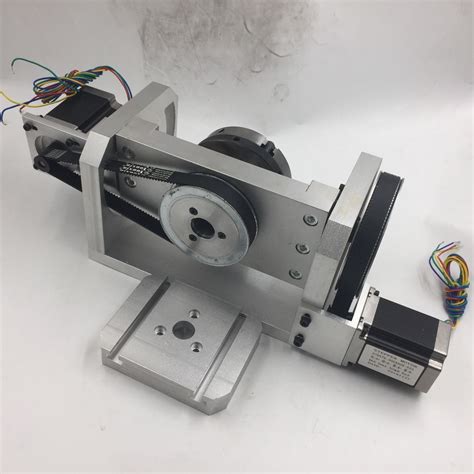 K Jaw Chuck Th A Axis CNC Rotary Axis CNC Dividing Head Ratio For CNC Router