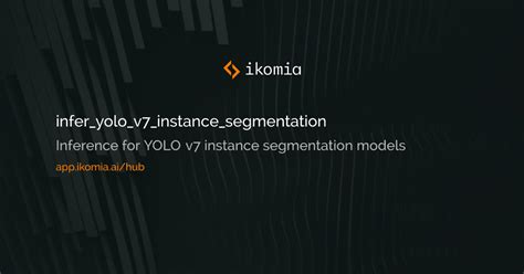 Infer Yolo V7 Instance Segmentation · Instance Segmentation Algorithm
