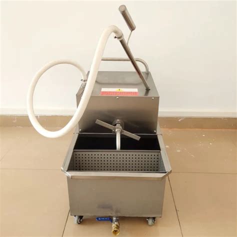 Commercial Kfc Oil Filter Machine Cooking Machine Frying Oil Filter Machine Oil Filtering And