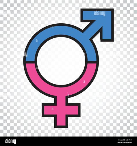 Geschlecht Gleichheitszeichen Vektor icon Männer und Frauen gleich