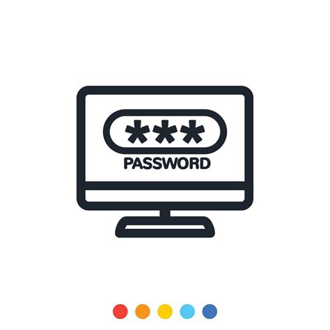 Computer Password Entry Icon Vector And Illustration 11588414 Vector Art At Vecteezy