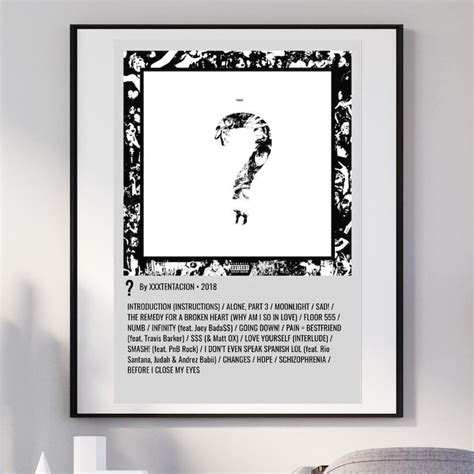 Xxxtentacion Wall Posters Etsy