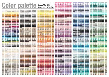 High Resolution Color Chart With Hex Html Rgb And Cmyk Color Codes