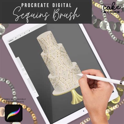 Cake Tiers Cake Slices Bundle Procreate Pack Digital Cake Sketching