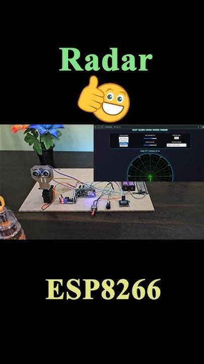 Best Radar Project Using Esp8266 For Beginners Shortsfeed Shorts Youtube