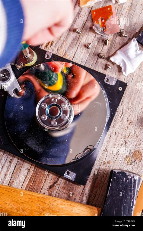 Man Destroy Computer Hi Res Stock Photography And Images Alamy