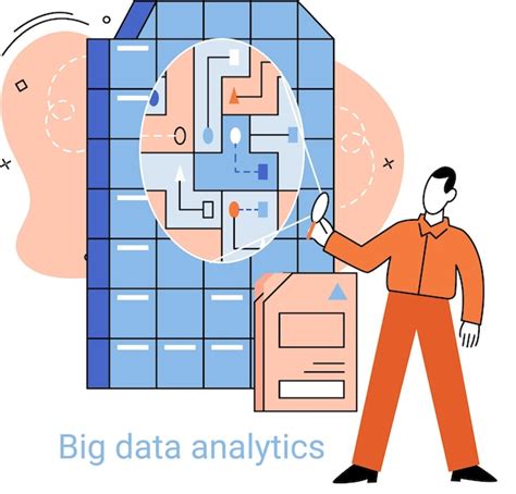 Premium Vector Big Data Analytics Process Of Analyzing Complex Data Sources For Effective